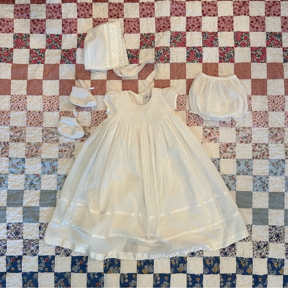Rachel Riley | Dresses | Rachel Riley Long Christening Smocked Dress ...